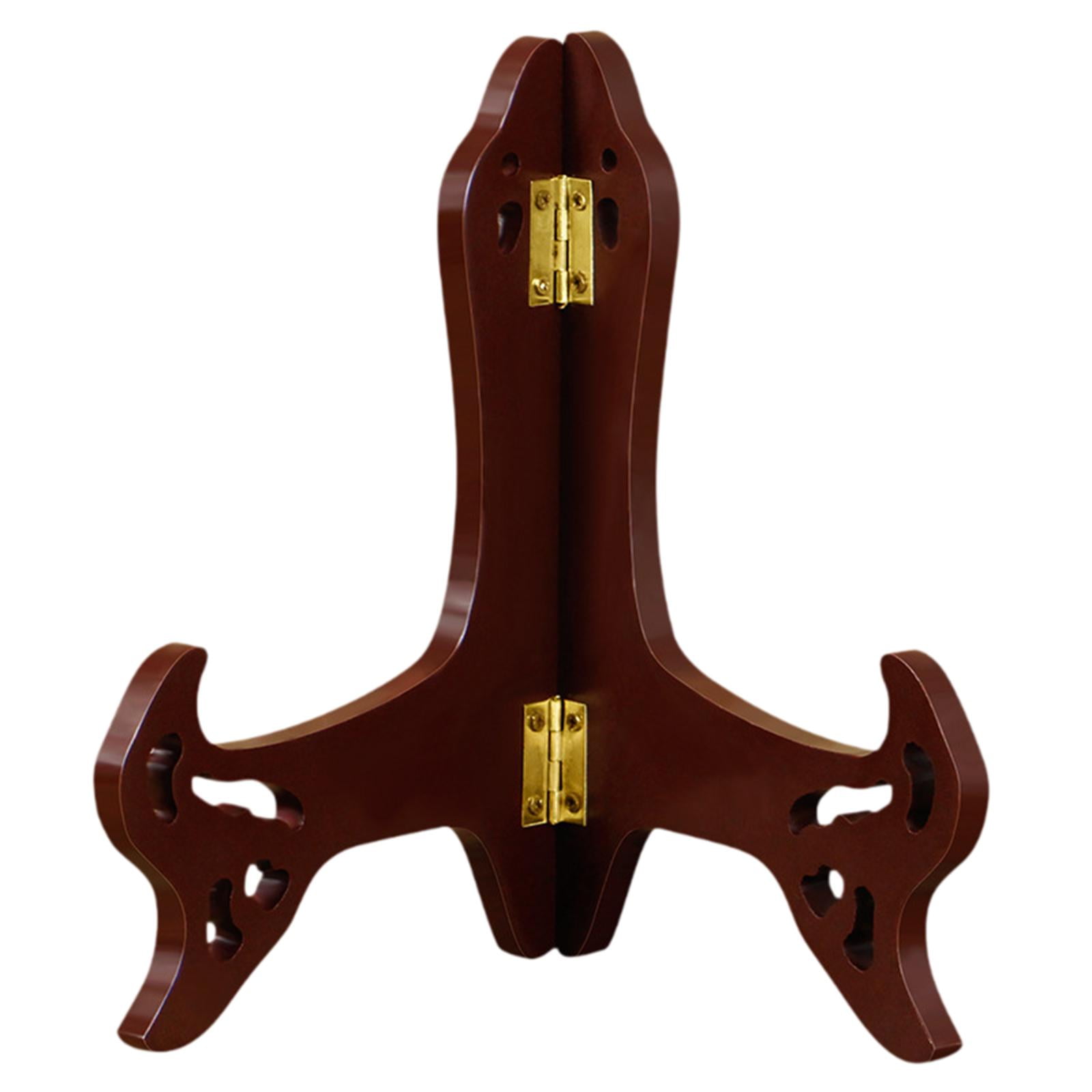 SiaBiced Plate Display Stand Tea Leaf Display Rack Wooden Picture Frame ...