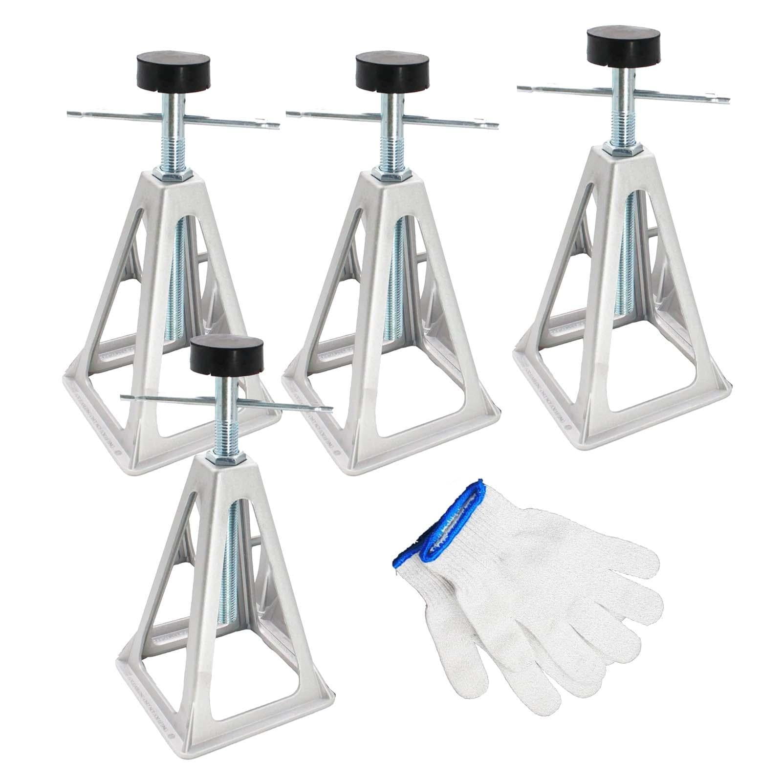 SiaBiced RV Stabilizer Jacks Aluminum Stabilizer Jacks with Gloves with ...