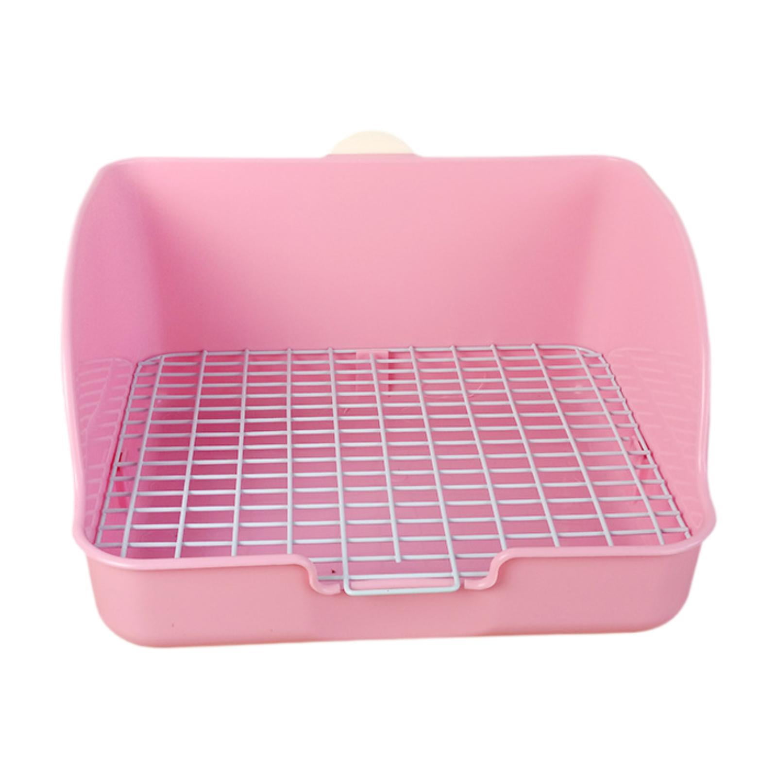 SiaBiced Rabbit Litter Box Potty Trainers Pee Pan Tray Corner Toilet ...