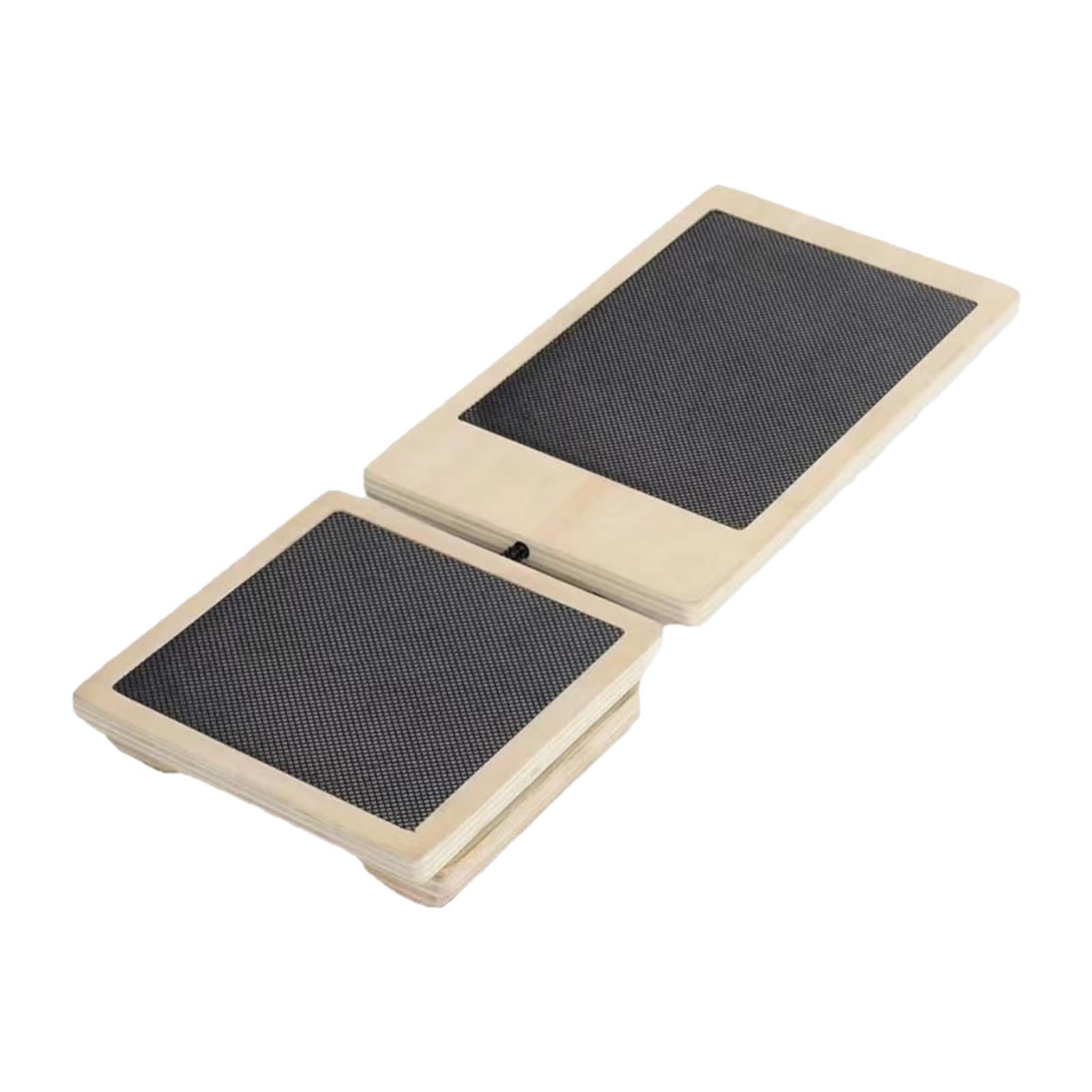 SiaBiced Single Balance Board Wood Compact Balance Trainer for Sprained ...