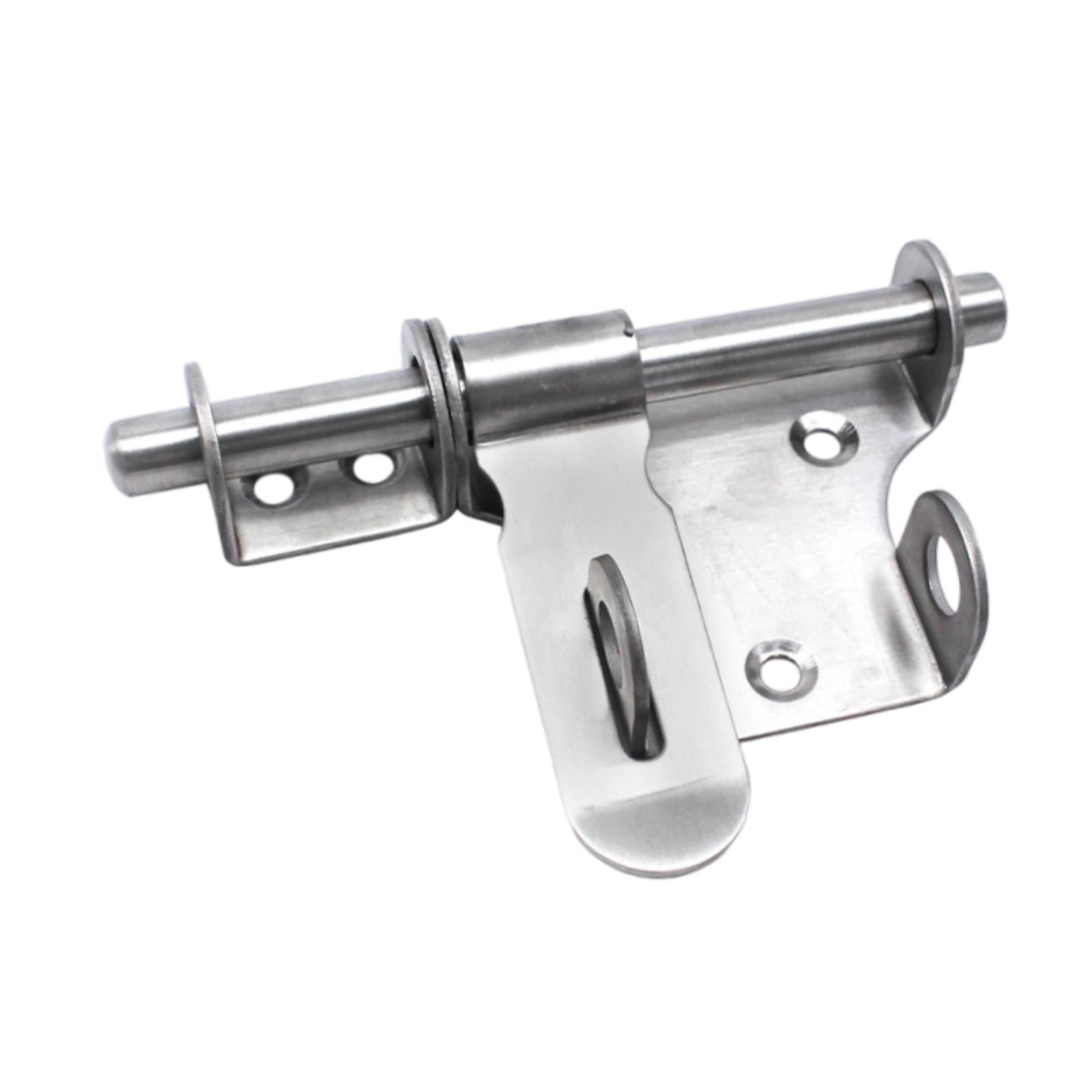 SiaBiced Sliding Bolt Gate Latch Barrel Bolt with Padlock Hole Hardware ...