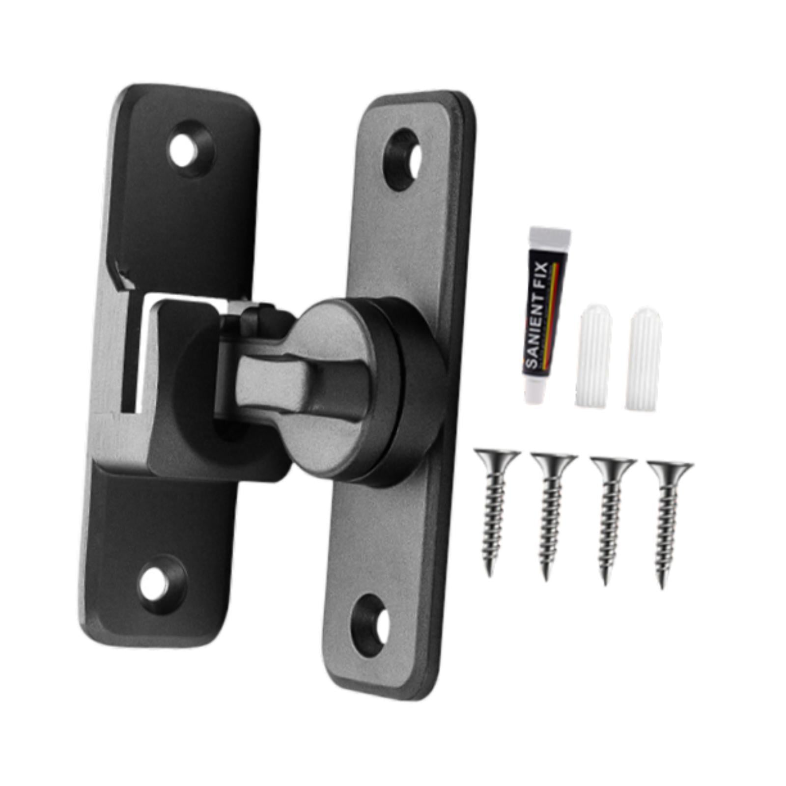 SiaBiced Sliding Door Lock Hardware with Screws Universal Door Latch ...