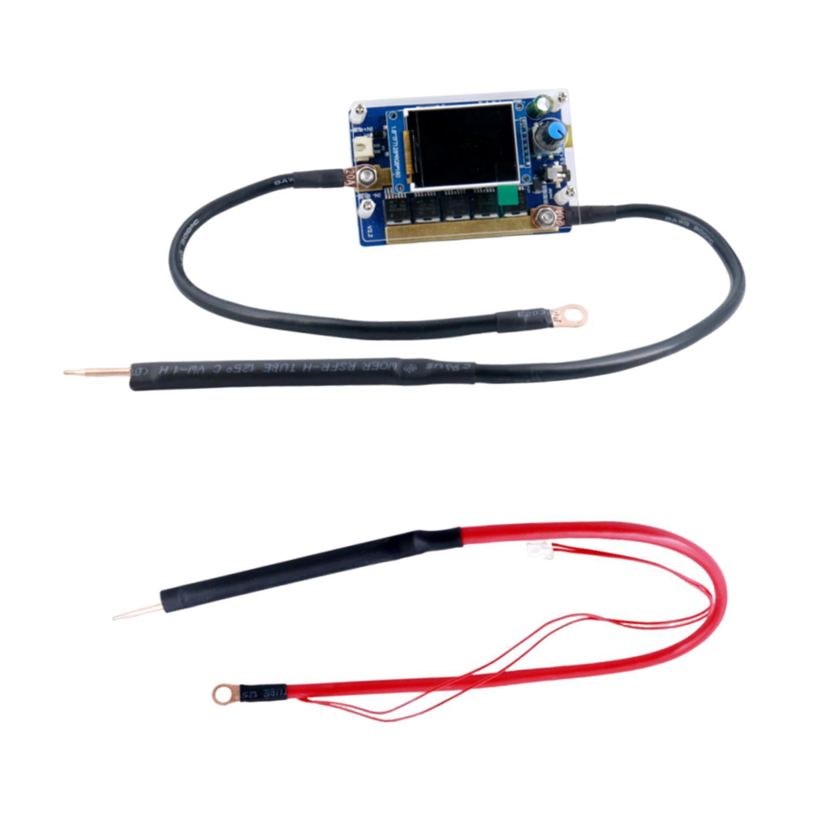 SiaBiced Spot Welder Adjustable Handheld Double Pulse Electronic DIY Controller Board - Walmart.com