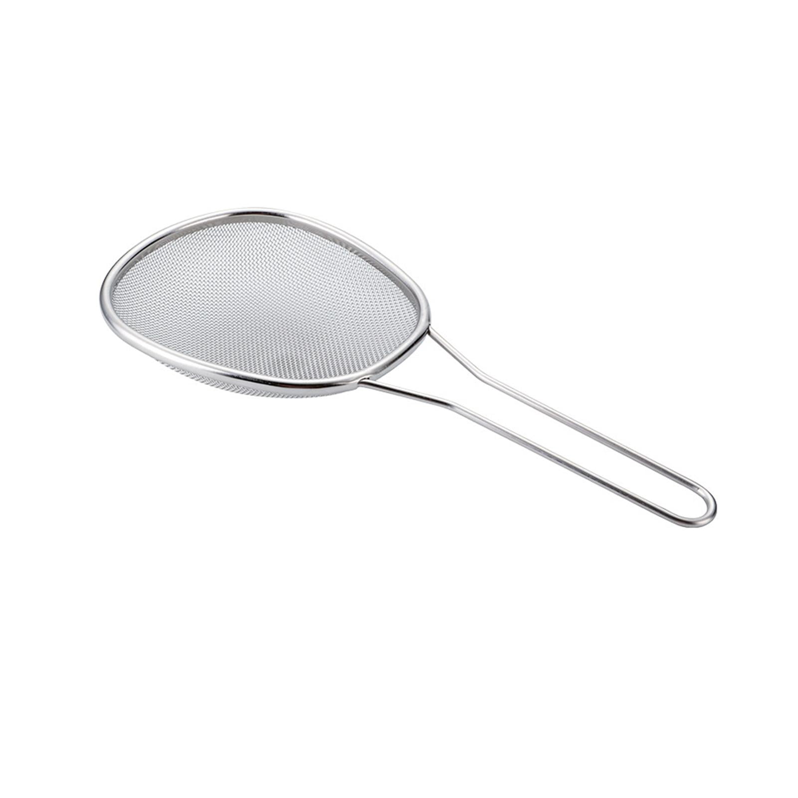 SiaBiced Stainless Steel Mesh Kitchen Strainer with Handle, Cocktail ...