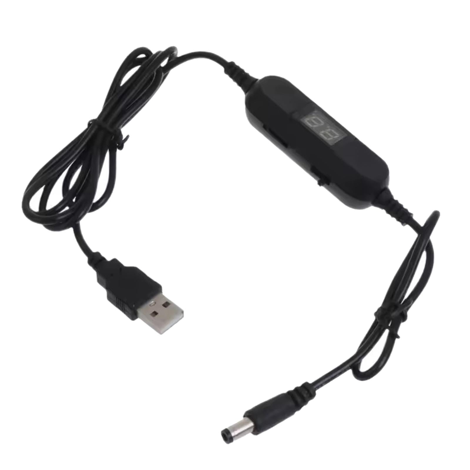 SiaBiced USB 5V to 1.2V-12V Voltage Converter Cable Adapter Cord for ...