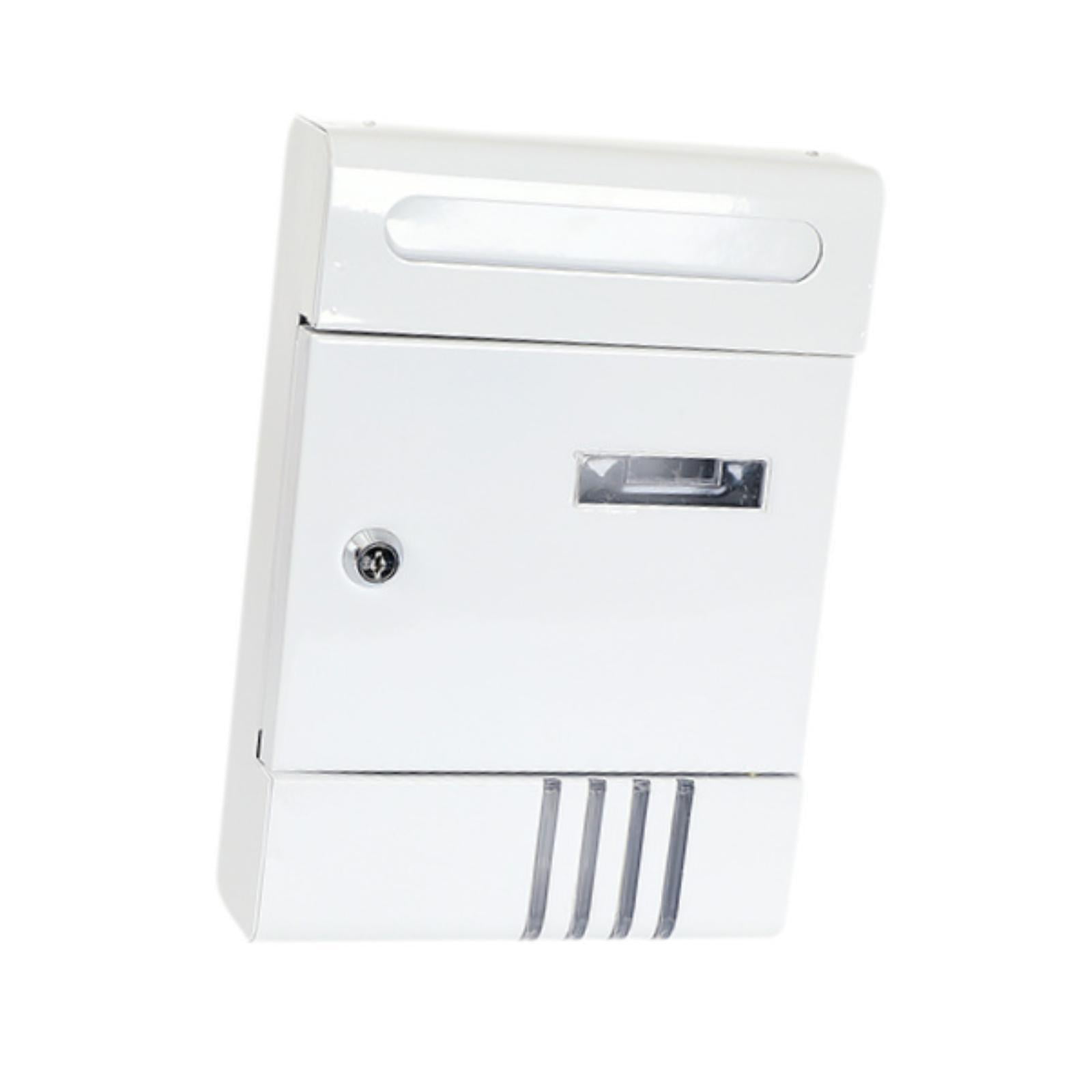 SiaBiced Wall Mount Mailboxes for Outside Postbox Lockable Large ...