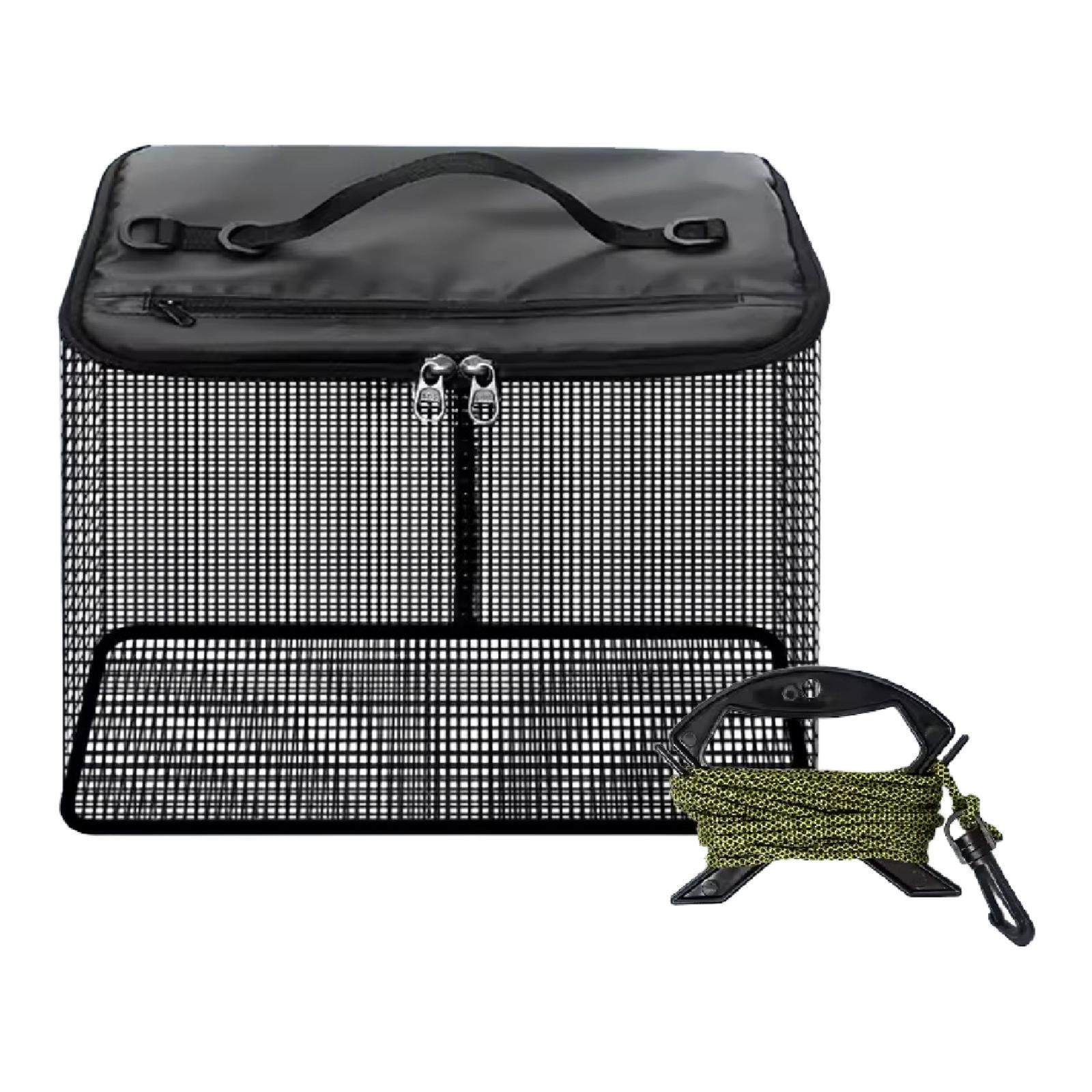 SiaBiced ing Basket ing Mesh Cage Carp Zipper Outside Versatile ...
