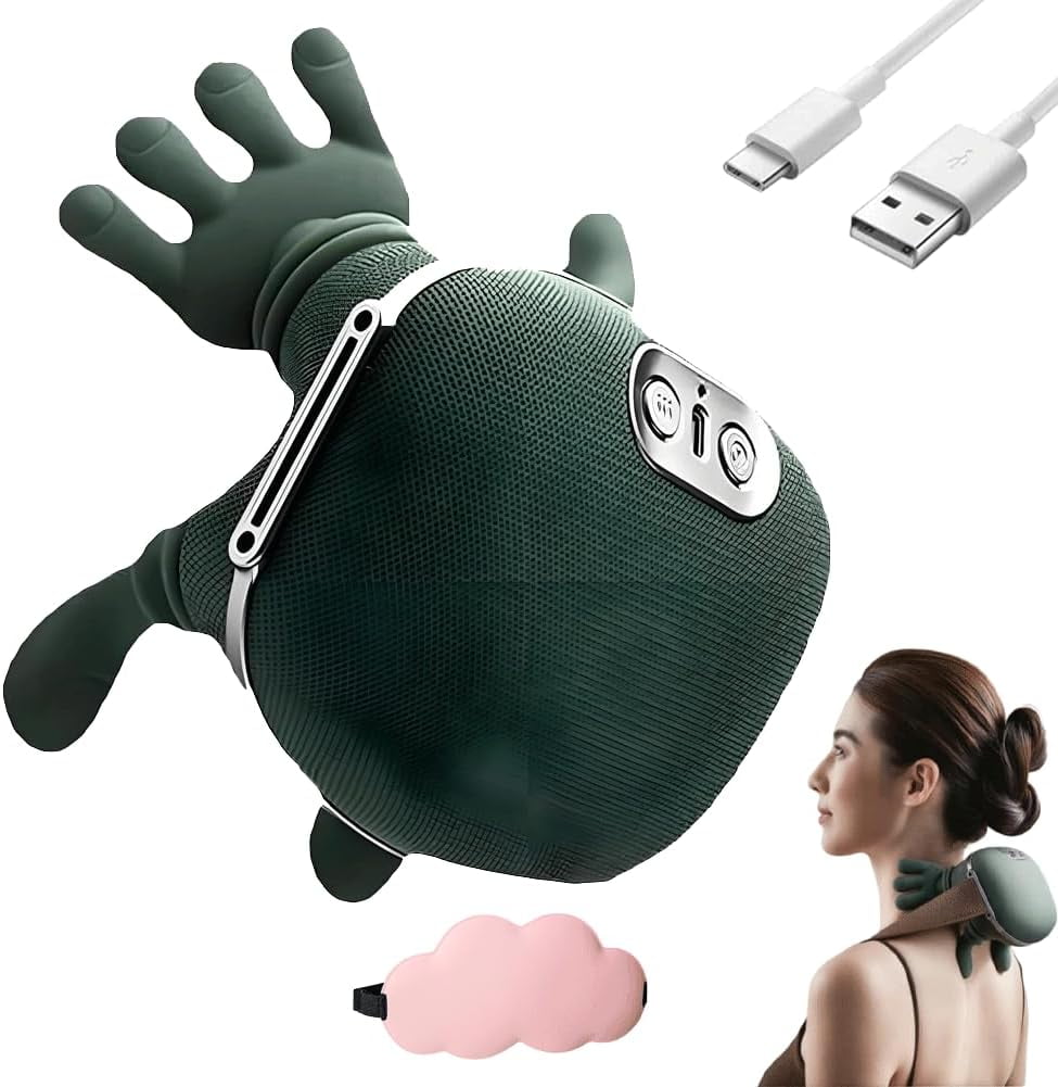 Handiva Massager, N7 Hand Shoulder and Neck Massager with Heat ...