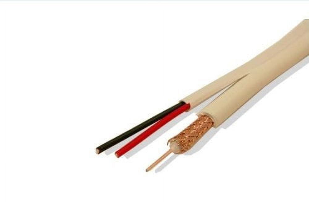 Siamese Cable 1000ft Rg59 95% Video & Power Wire Rg59/u Cctv Security ...