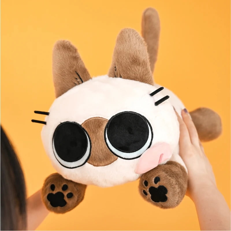 Siamese Cat Bean Puree Soft Plush Dolls Pendant Cotton Anime Pillow ...