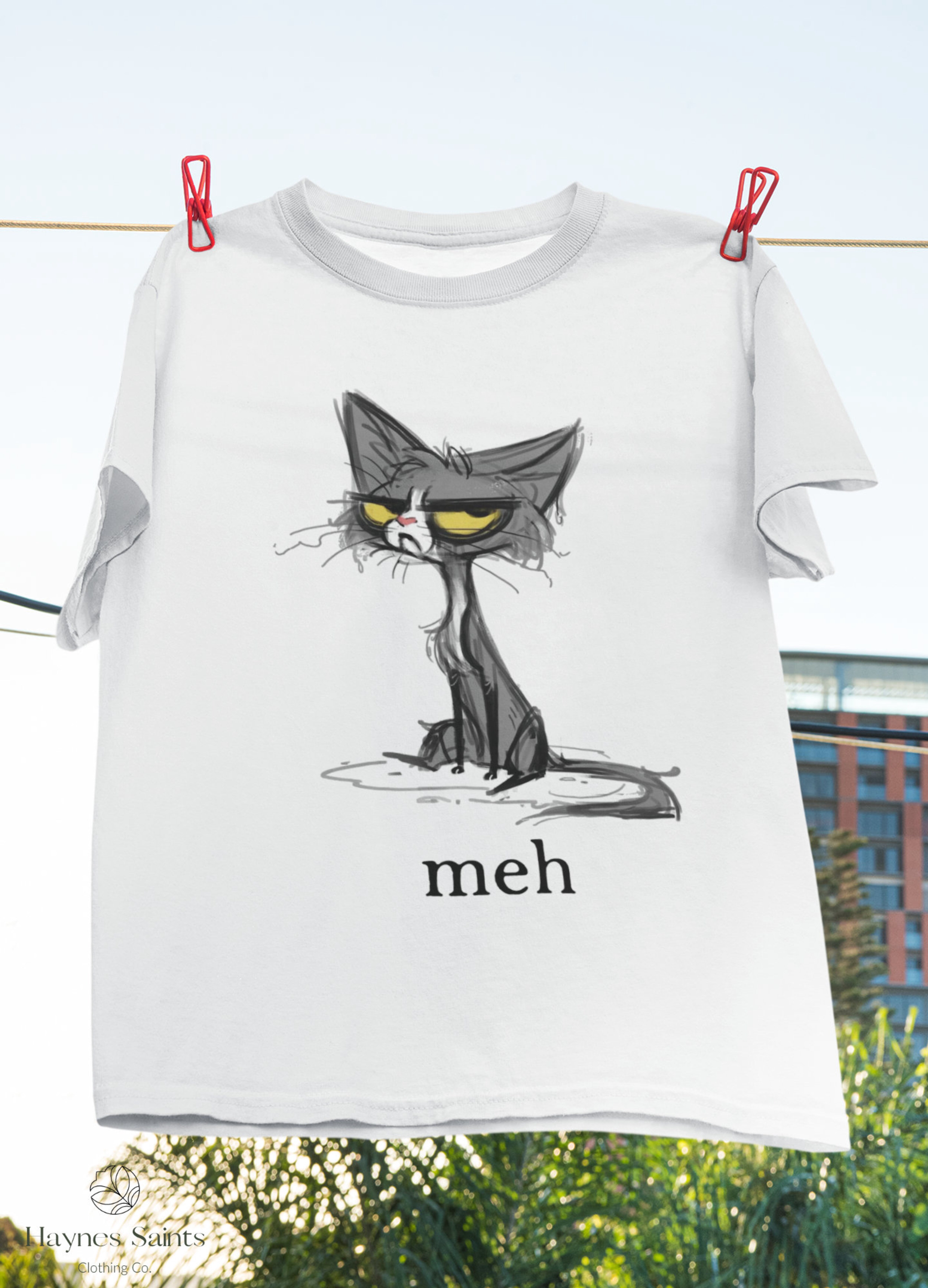 Siamese Cat Meh Vintage T-Shirt, Cat Lovers Idea, Cat Owner Shirt ...
