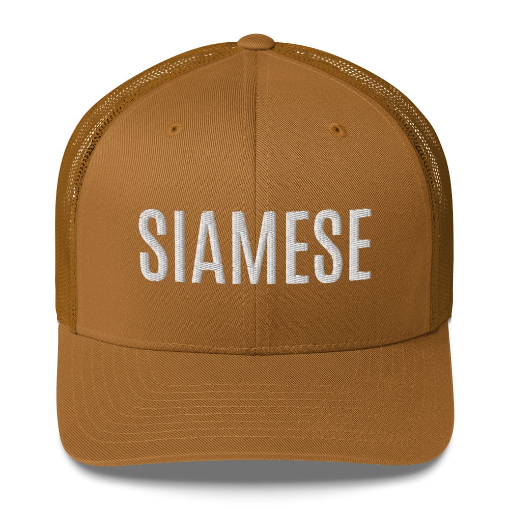 Siamese Cat Trucker Cap Cat Hat (Caramel) - Walmart.com