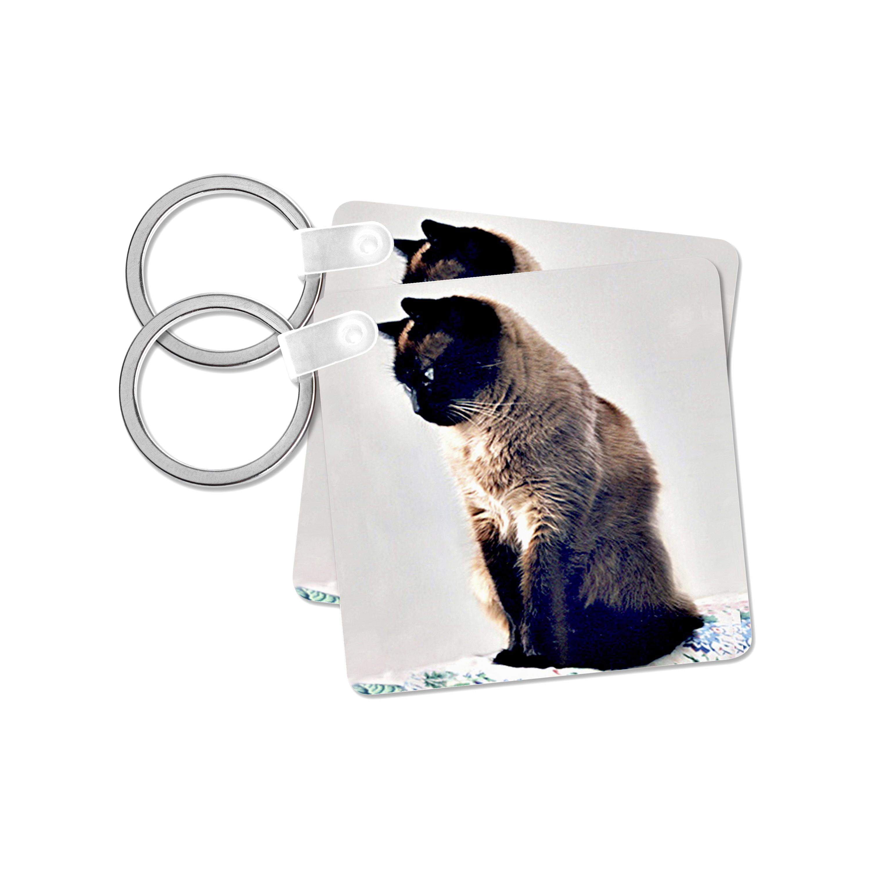 3dRose, Siamese Cat, set of 2 Key Chains - Walmart.com