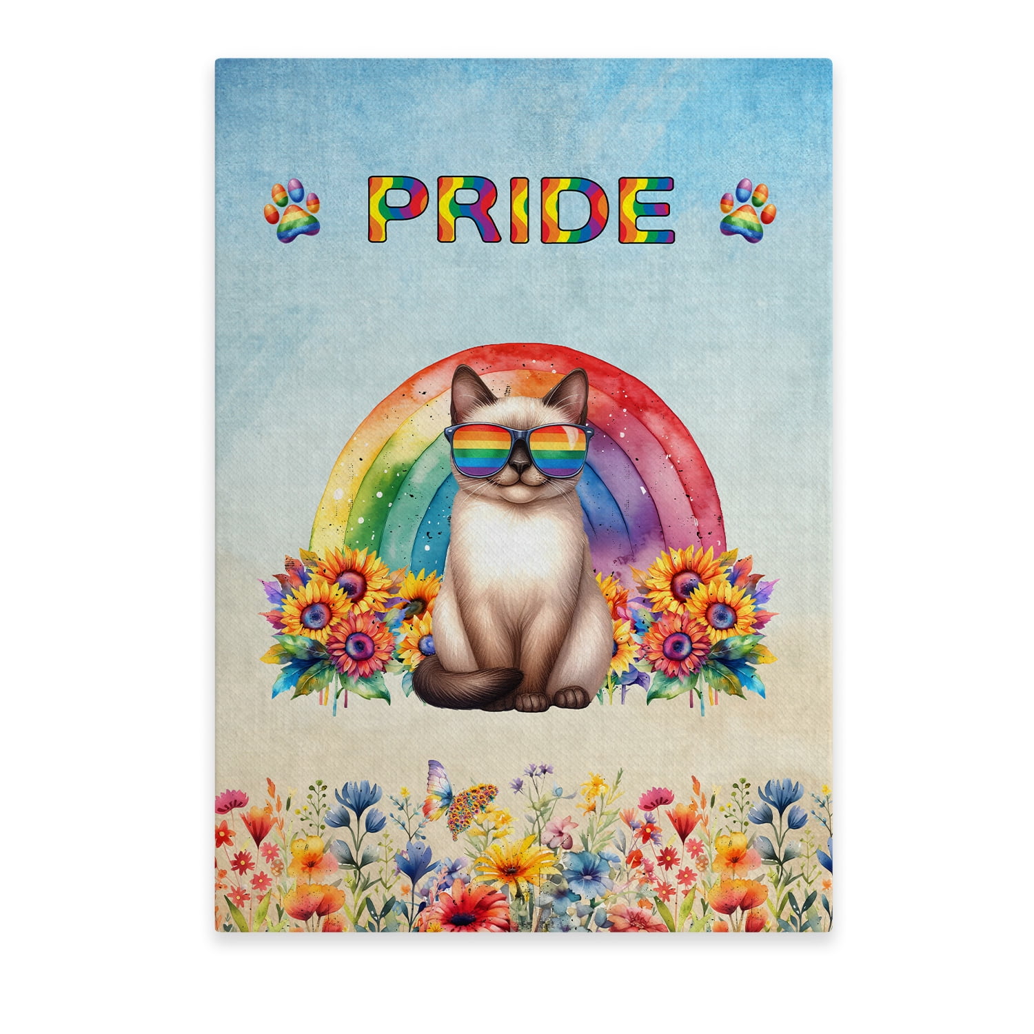 Siamese Celebrates Rainbow Pride Month LGBT LGBTQ+ Vertical Matte ...
