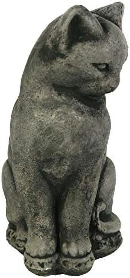 Siamese Concrete Cat Statue Kitty Cement Sculpture Cat Figure for ...