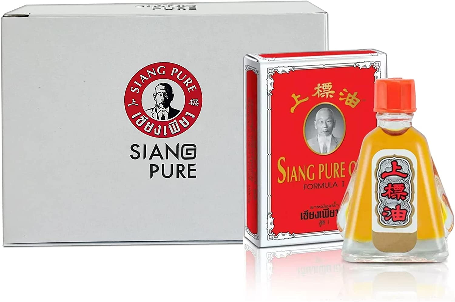 Siang Pure Essential Asian Oil Original Red Formula 7Ml for Pain Relief ...