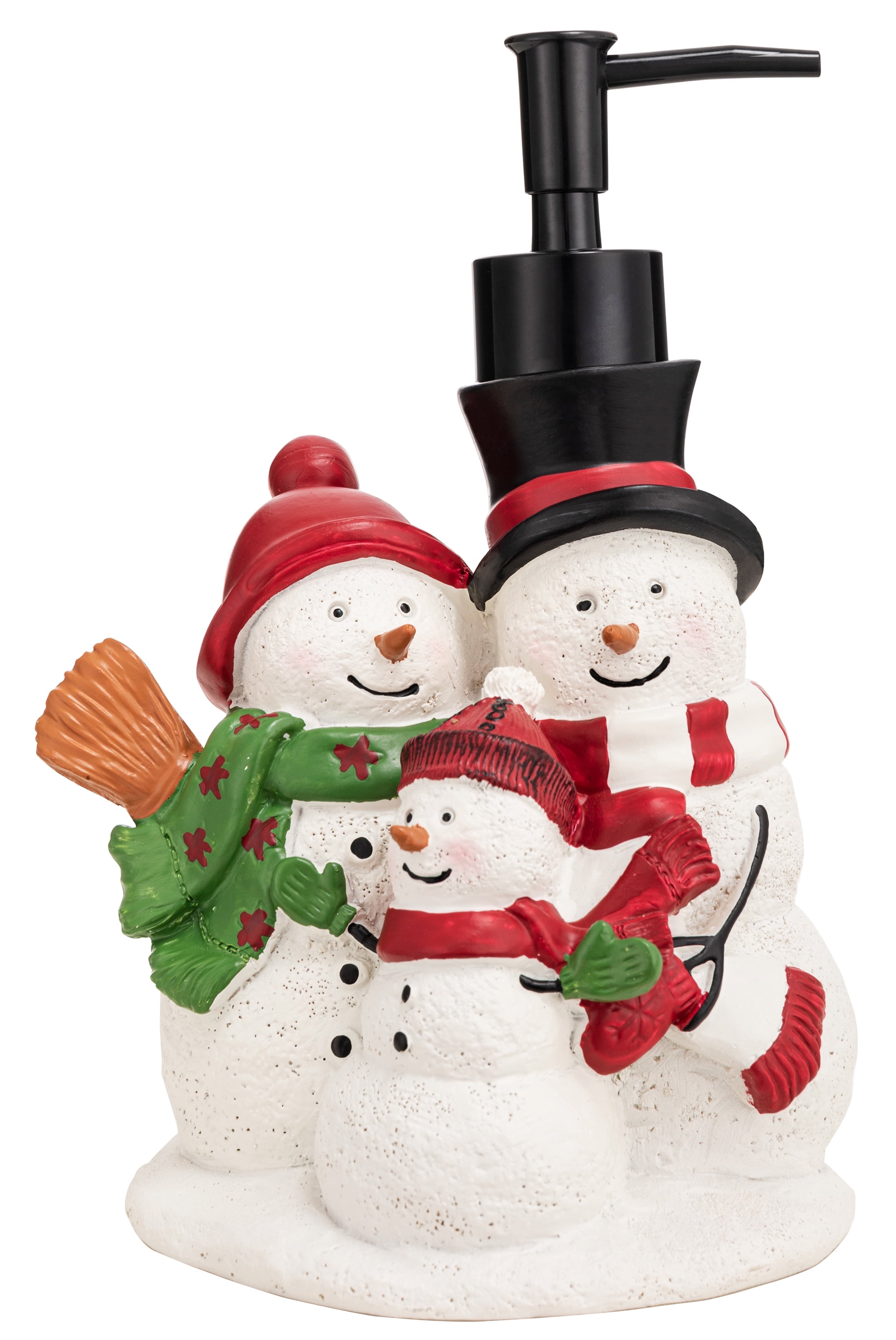 Siaomo Christmas Soap Dispenser,Resin Snowman Soap Dispenser with ...