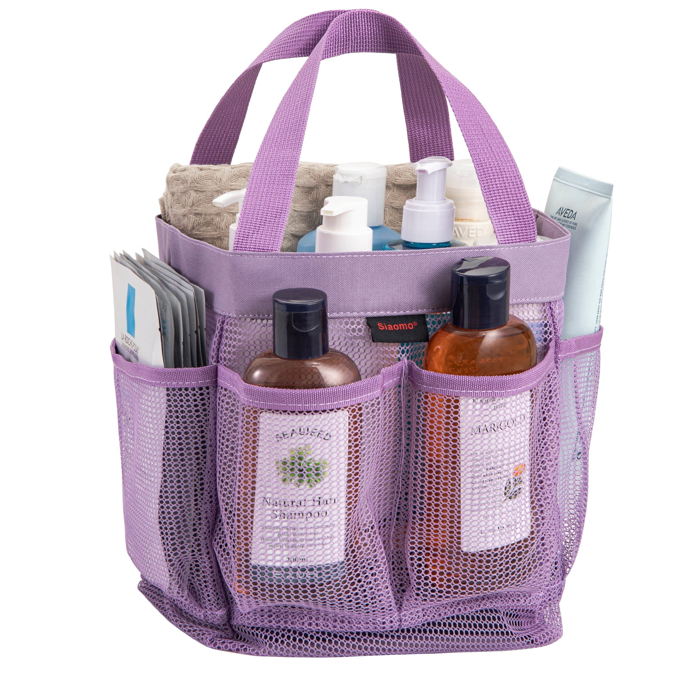 Siaomo Portable Mesh Shower Caddy, 8-Pocket Organizer, Quick Dry Tote ...