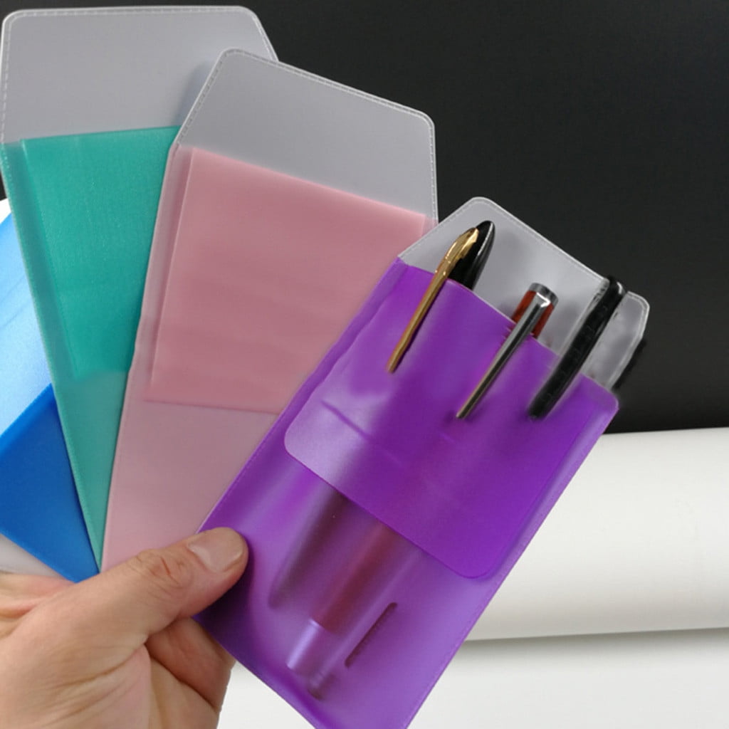 Siaonvr 5 Pack Heavy Duty Pocket Protector, Multi-Purpose, 3.5x4.9 ...