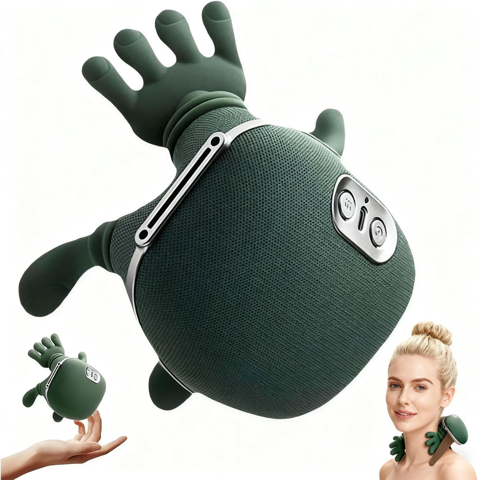 Siasoo Neck Massager for Shoulder, Lower Abdominal, Shiatsu Back and ...