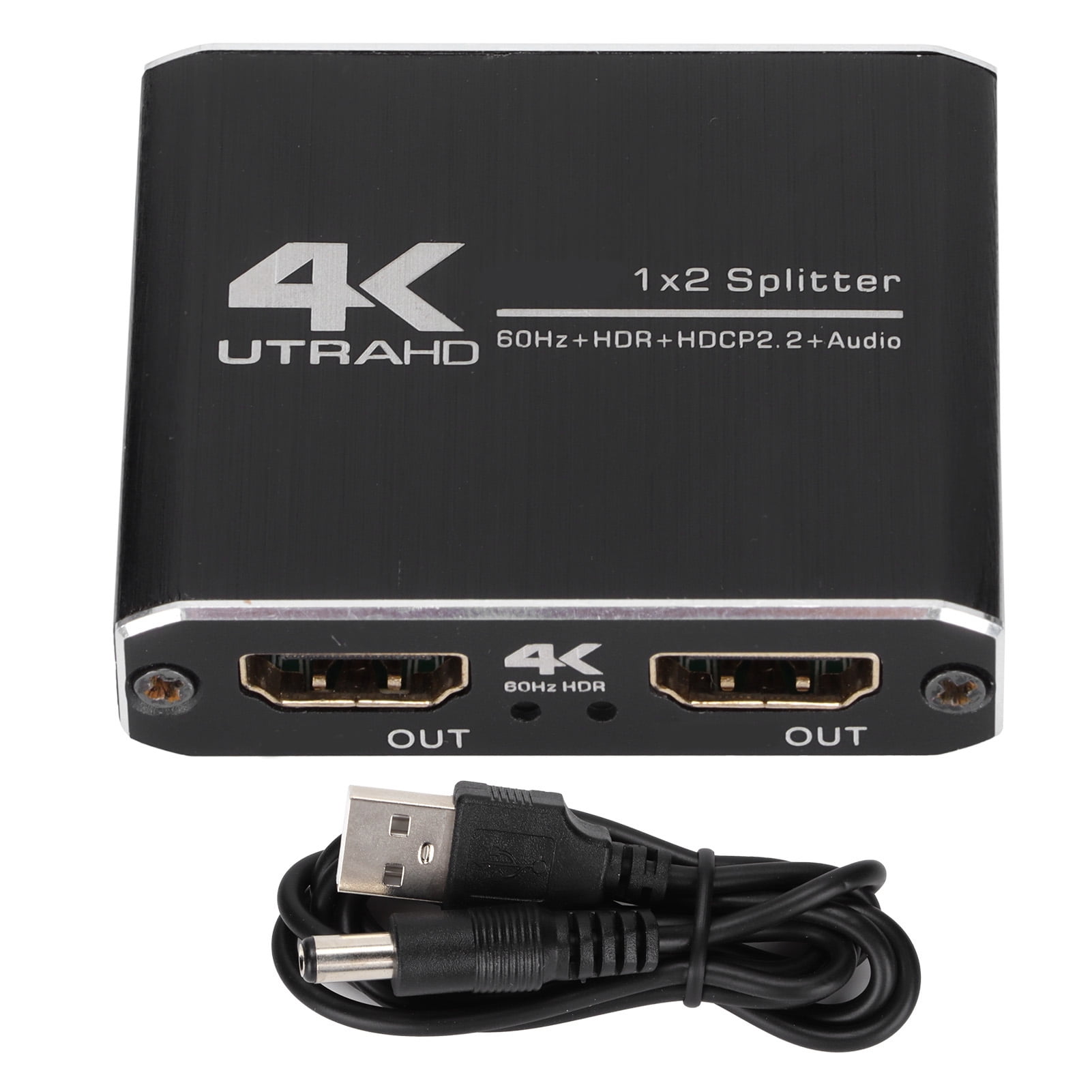 Siateml Multimedia Interface 2.0 Splitter 1 in 2 Out 4K 60Hz Cable ...