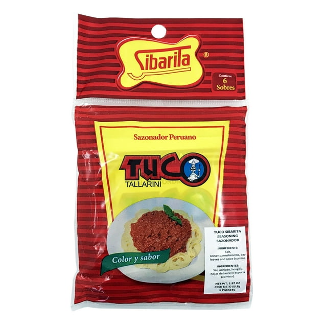 Sibarita Tuco Tallarín Peruvian-Style Spaghetti Seasoning (1.97oz each ...