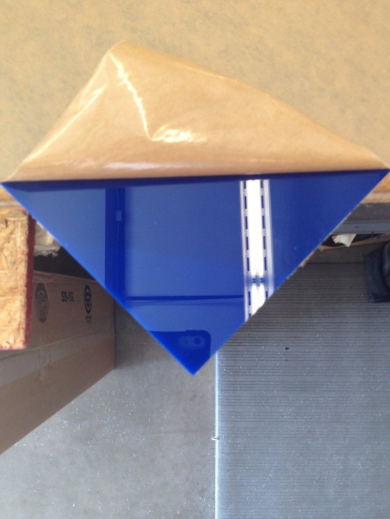 Sibe-R Plastic Supply 3 Pack- BLUE ACRYLIC TRANSLUCENT PLASTIC SHEET 1/ ...