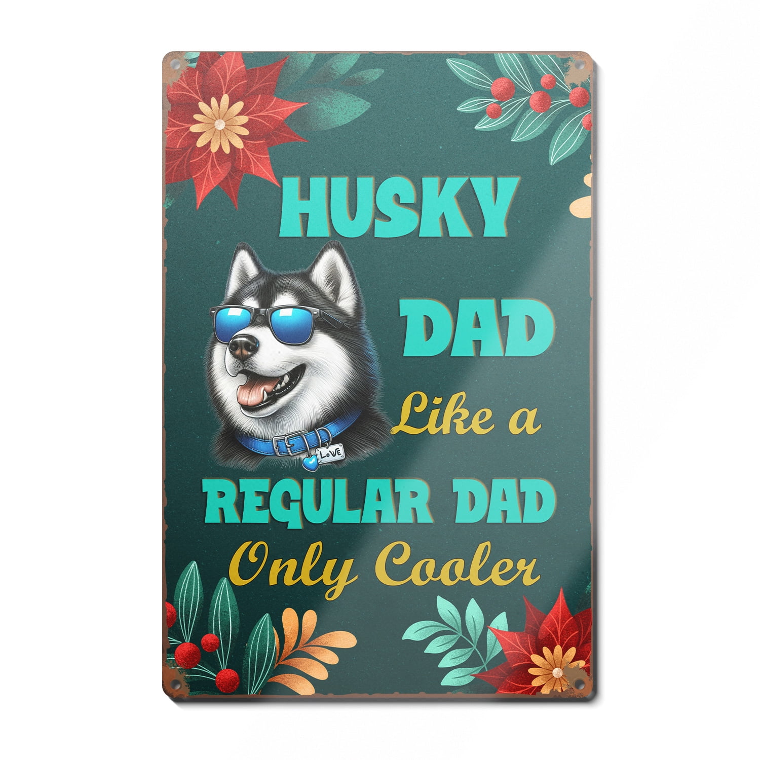 Siberian Husky Dad Like a Regular Dad Only Cooler Happy Father's Day ...