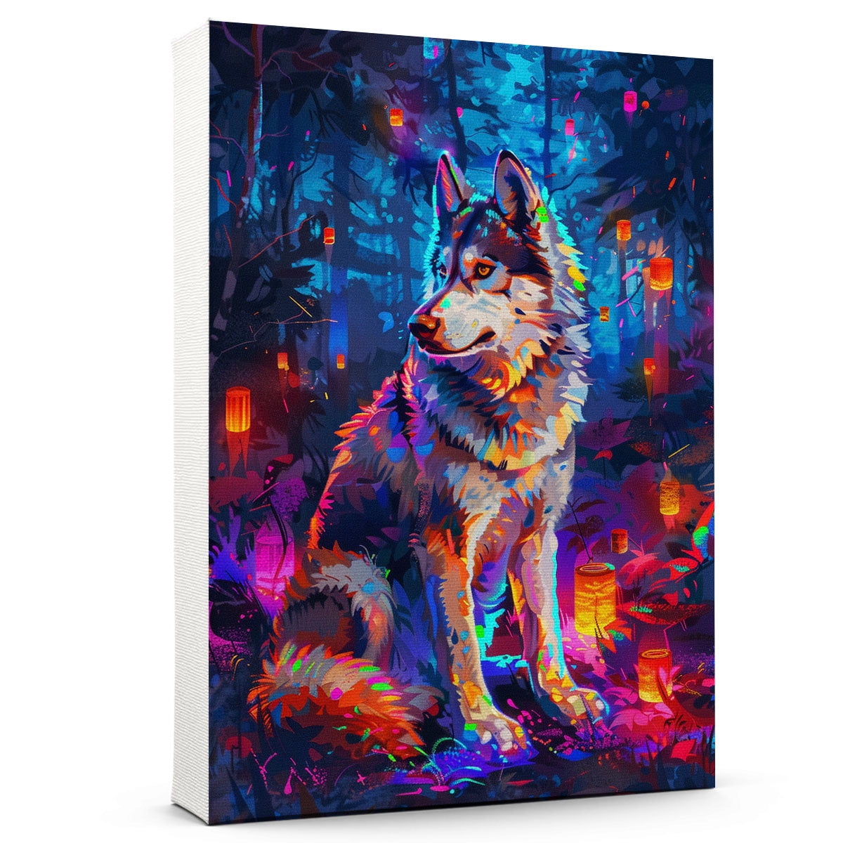 Siberian Husky Dog Poster Unframe Wall Art & Decor , Siberian Husky Dog ...