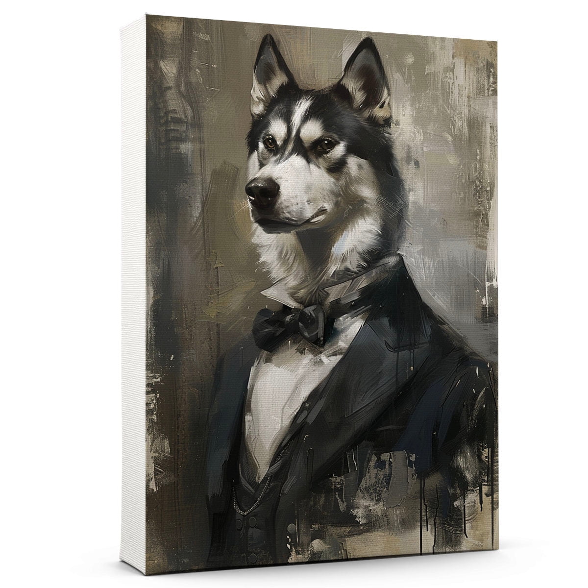 Siberian Husky Dog Wall Decor Poster Unframe, Siberian Husky Dog Canvas ...