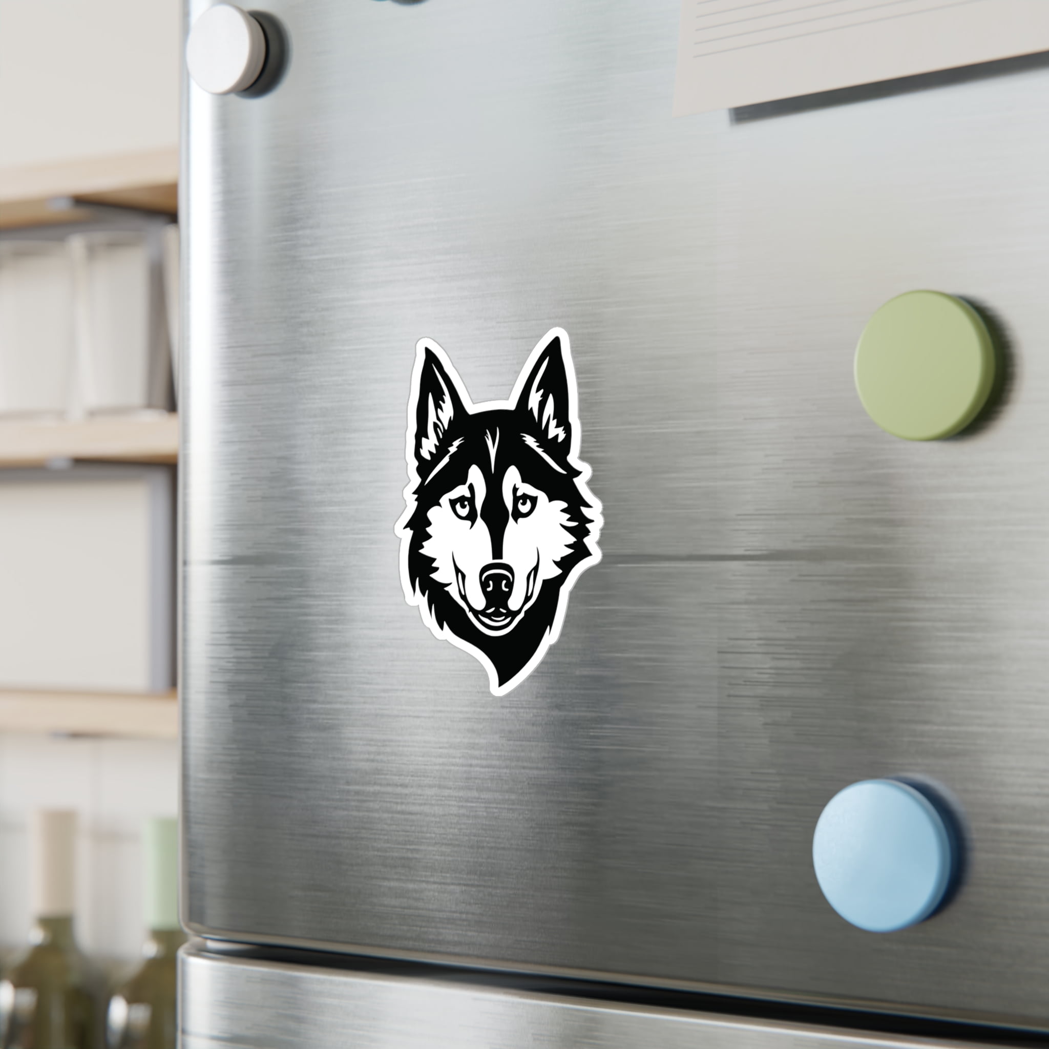 Siberian Husky Dog - Weatherproof Sticker Easy Peel & Stick Vinyl Decal ...