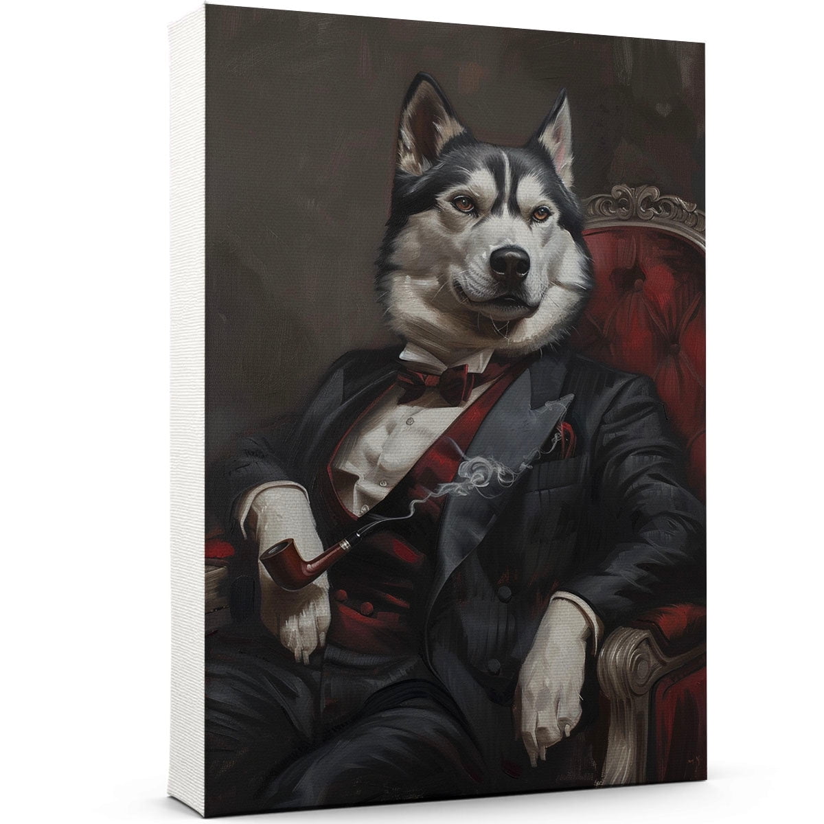 Siberian Husky Dog prints wall art Poster Unframe, Siberian Husky Boss ...