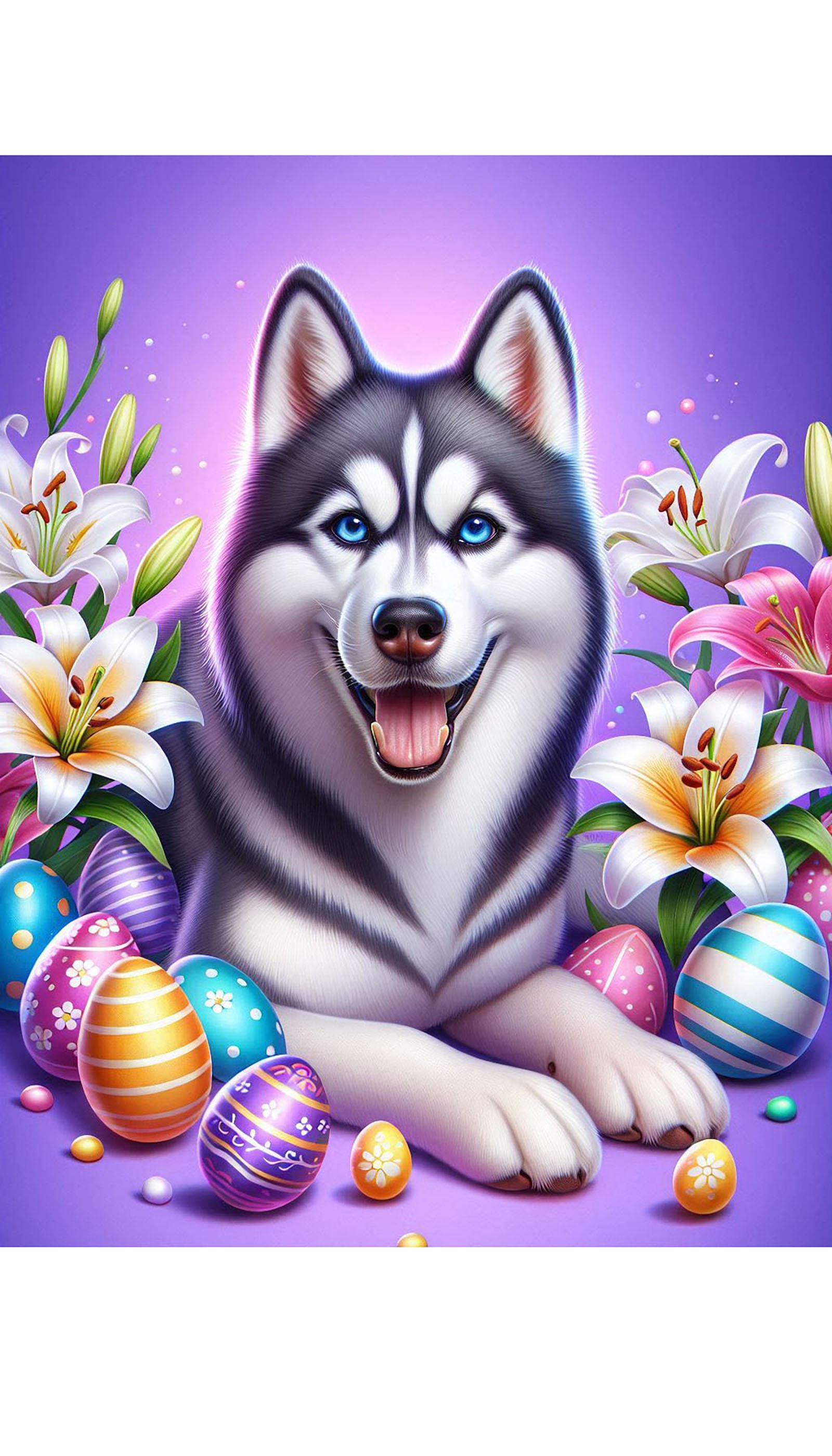 Siberian Husky Grey Blue/Eyes - Best of Breed DCR Easter Holiday ...