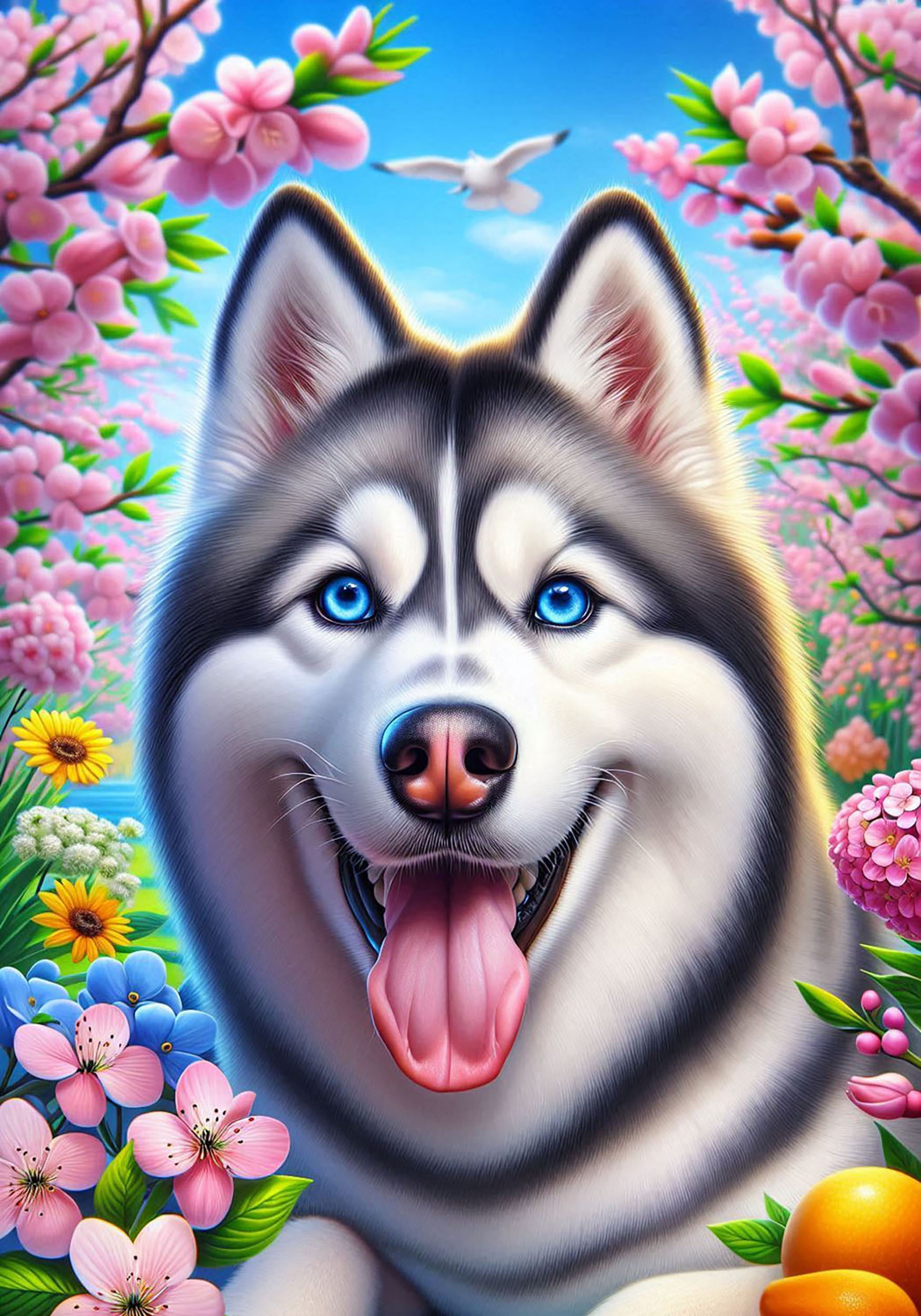 Siberian Husky Grey Blue/Eyes - Best of Breed DCR Spring II Outdoor ...