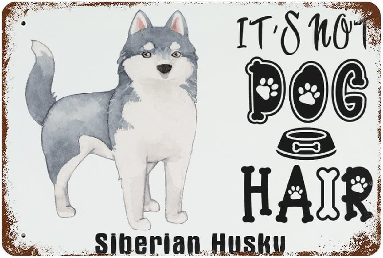 Siberian Husky Metal Tin Sign Siberian Husky Gift Metal Tin Sign Poster ...