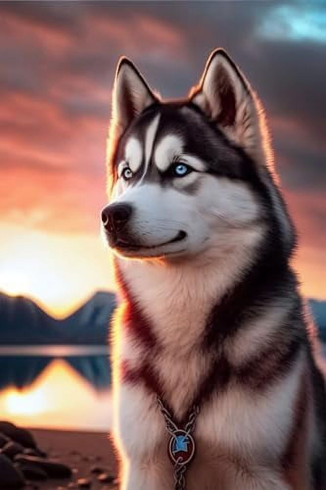 Siberian Husky Puzzle for Adults Dog Gazing Into The Distance ...