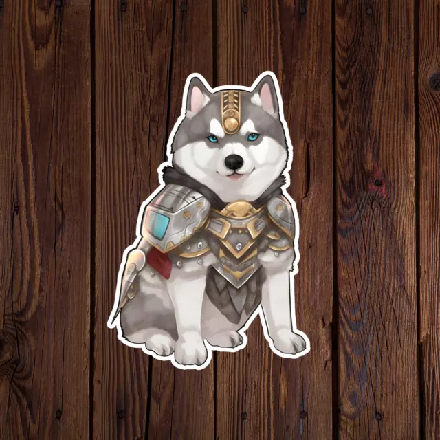 Siberian Husky Sticker Dog Laptop Scrapbook Kawaii Sticker Phone Decal ...