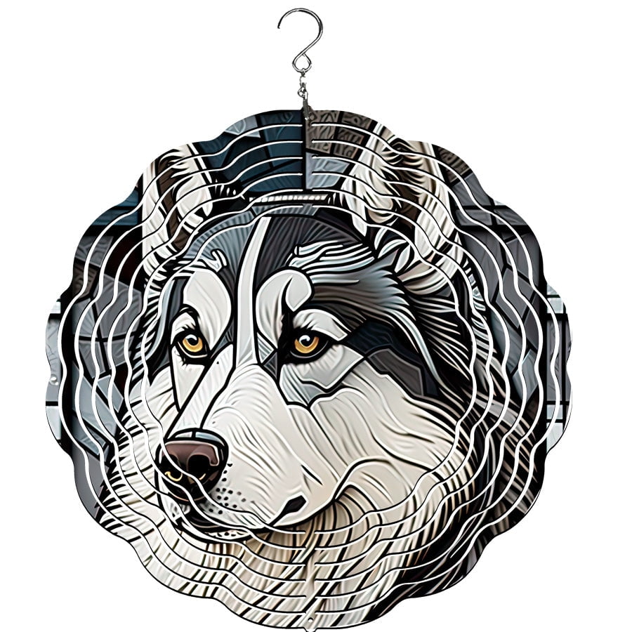 Siberian Husky Wind Spinner - Walmart.com