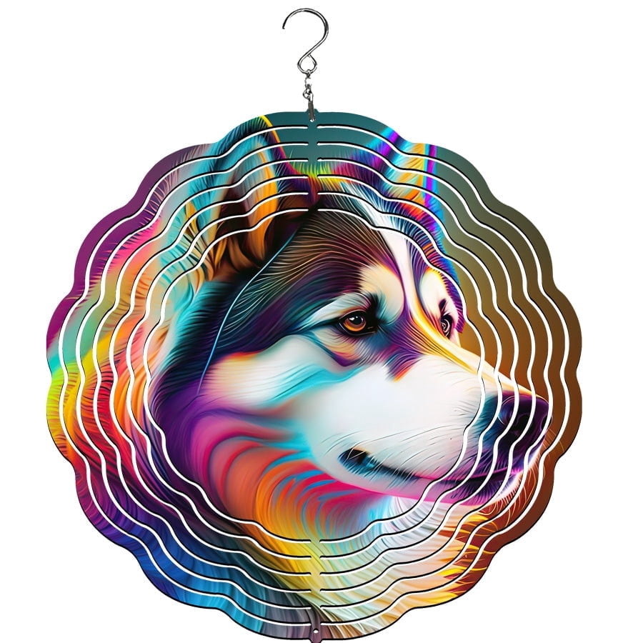 Siberian Husky Wind Spinner - Walmart.com
