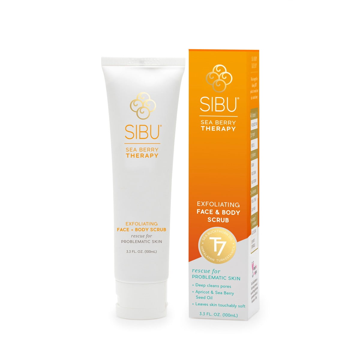 Sibu Beauty Sea Buckthorn Exfoliating Scrub, 3.3 Fl Oz - Walmart.com