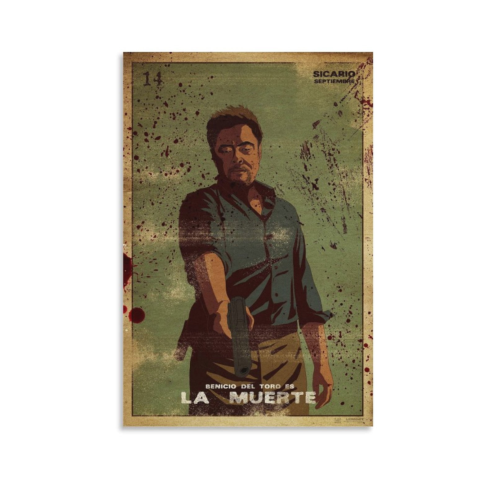 Sicario Classic Movie Poster Room Aesthetic Poster Print Art Wall ...