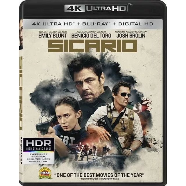 Sicario [New 4K UHD Bluu-Ray] 4K Mastering, 2 Pack - Walmart.com