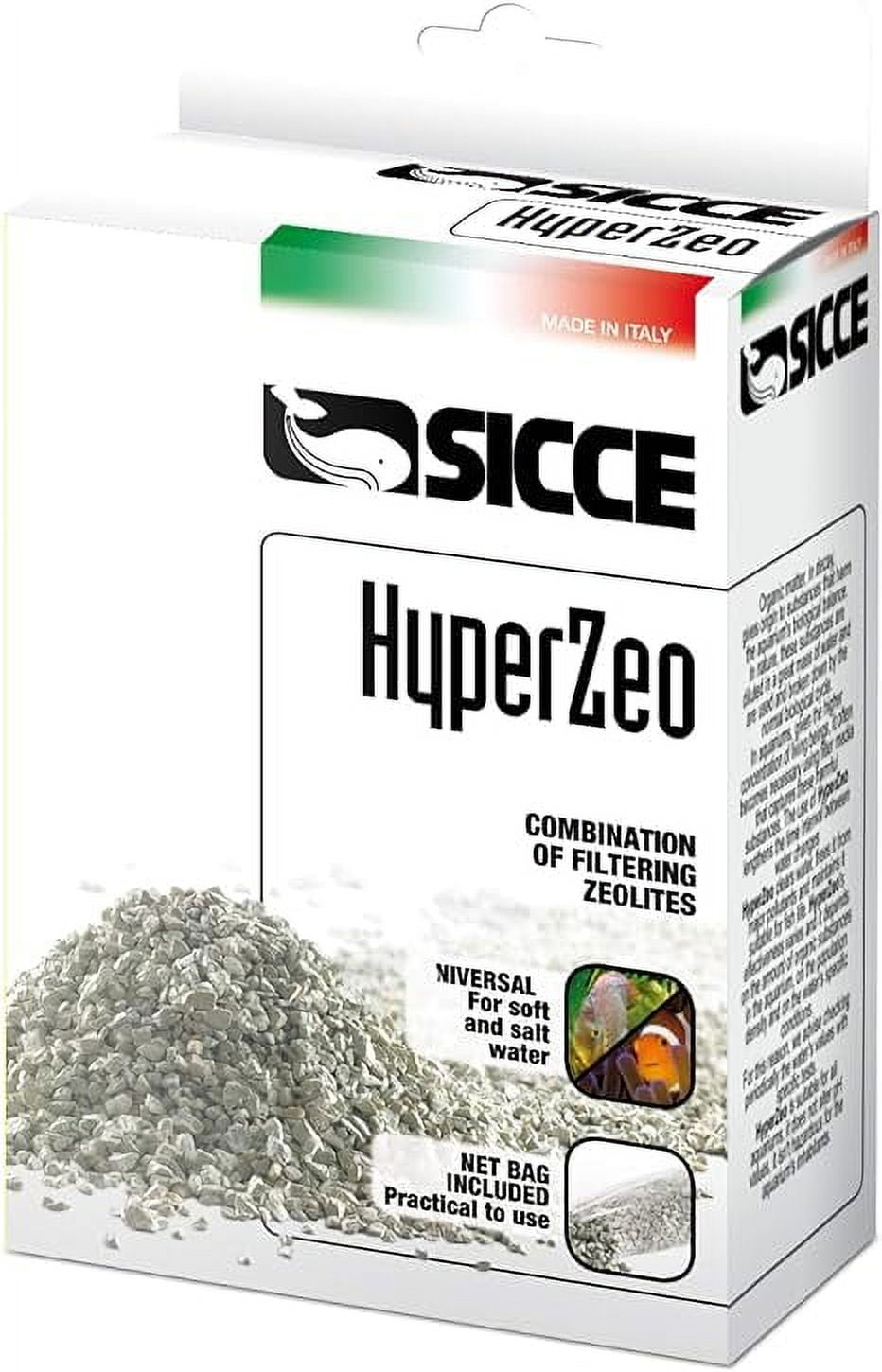 Sicce HyperZeo Zeolite Mixture Replacement Media – Aquarium Filter ...