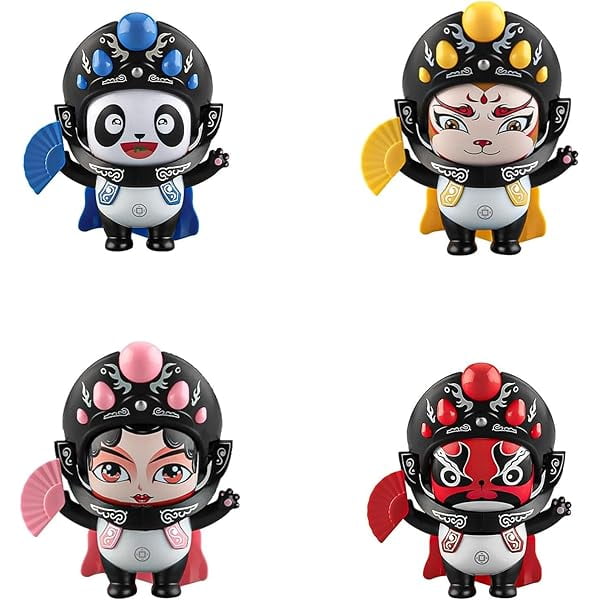 Sichuan Opera Face Changing Doll, Chinese Opera Figure with 5 Facial ...