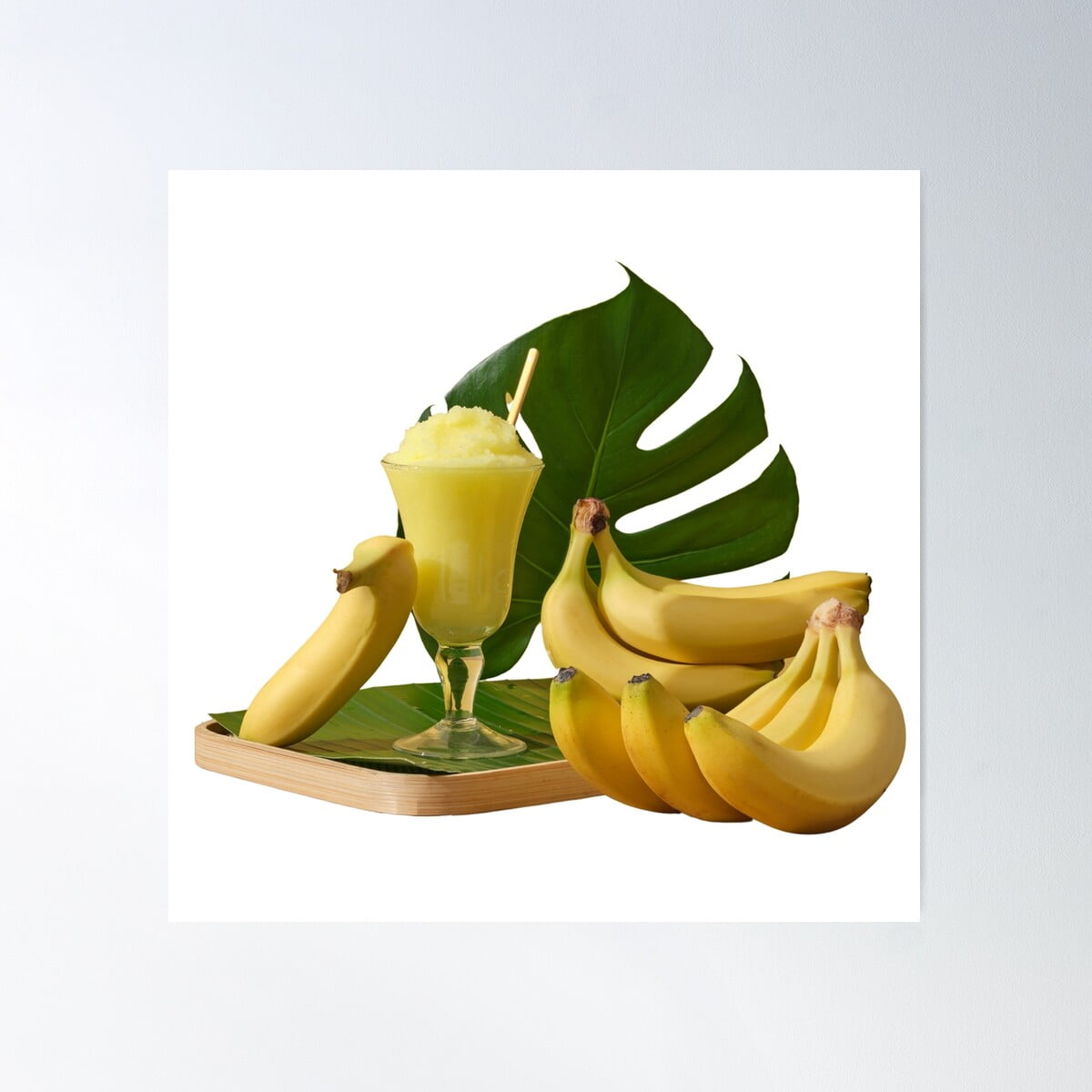 Sicilian Bananas Traditional Banana Granita Poster Wall Art, Modern ...