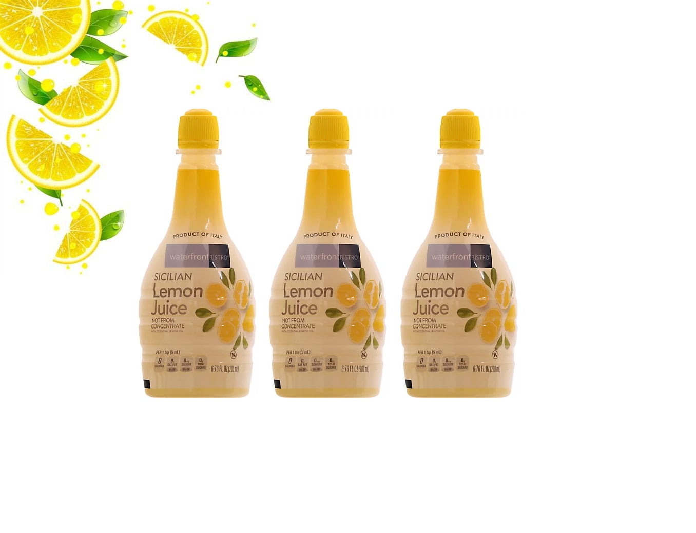 Sicilian Lemon Juice Not from Concentrate with Essential Lemon Oil ...