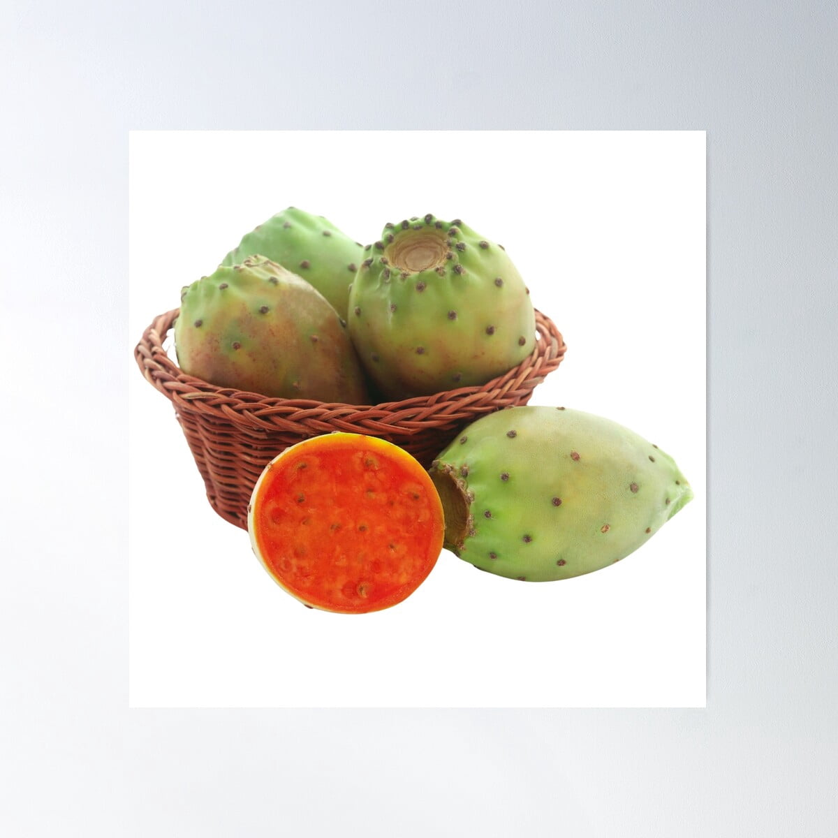 Sicilian Prickly Pear - The Iconic Mediterranean Fruit" Poster Wall Art ...