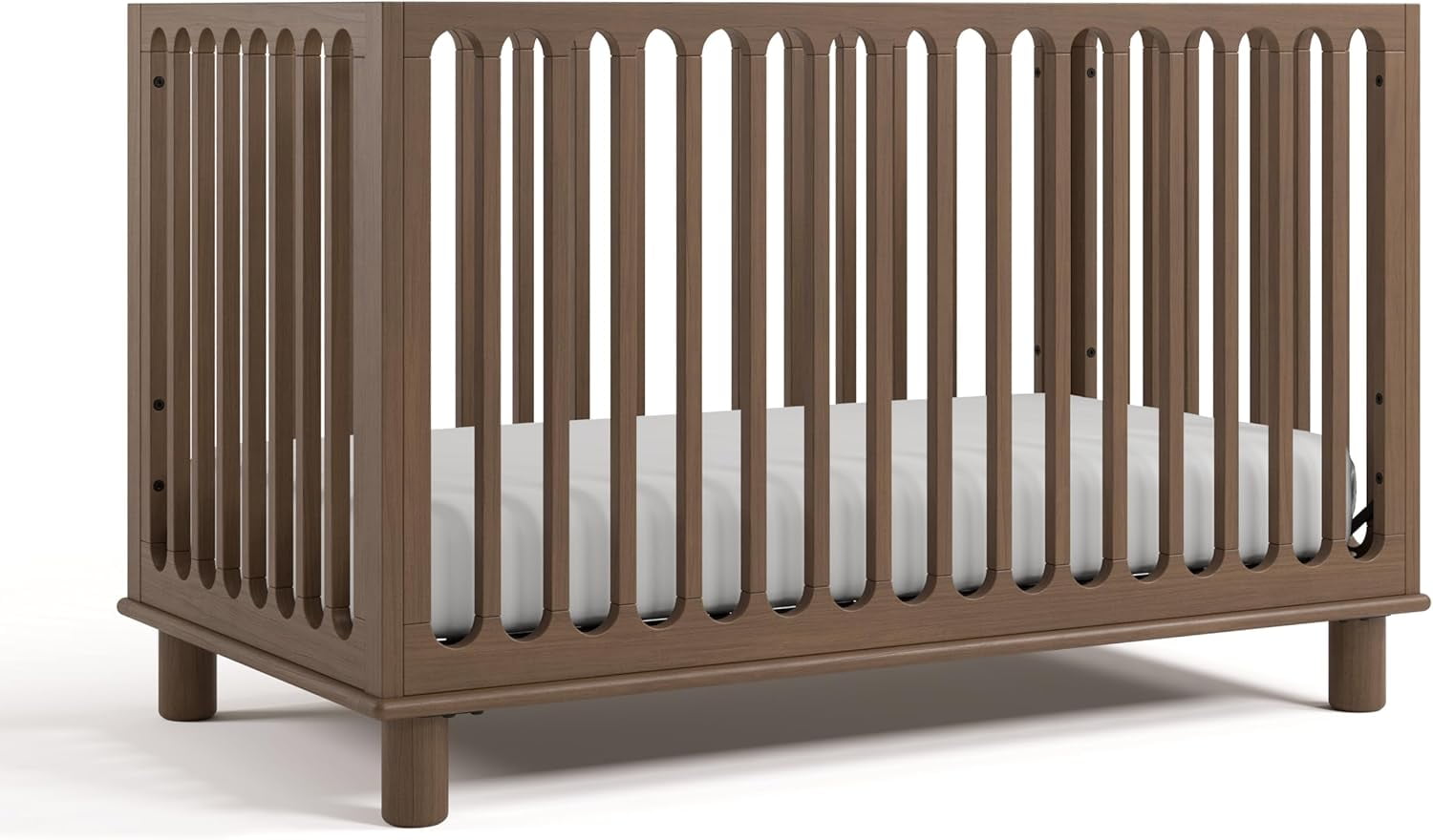 Sicily Grow-with-Me Convertible Crib with Toddler Rail Included ...