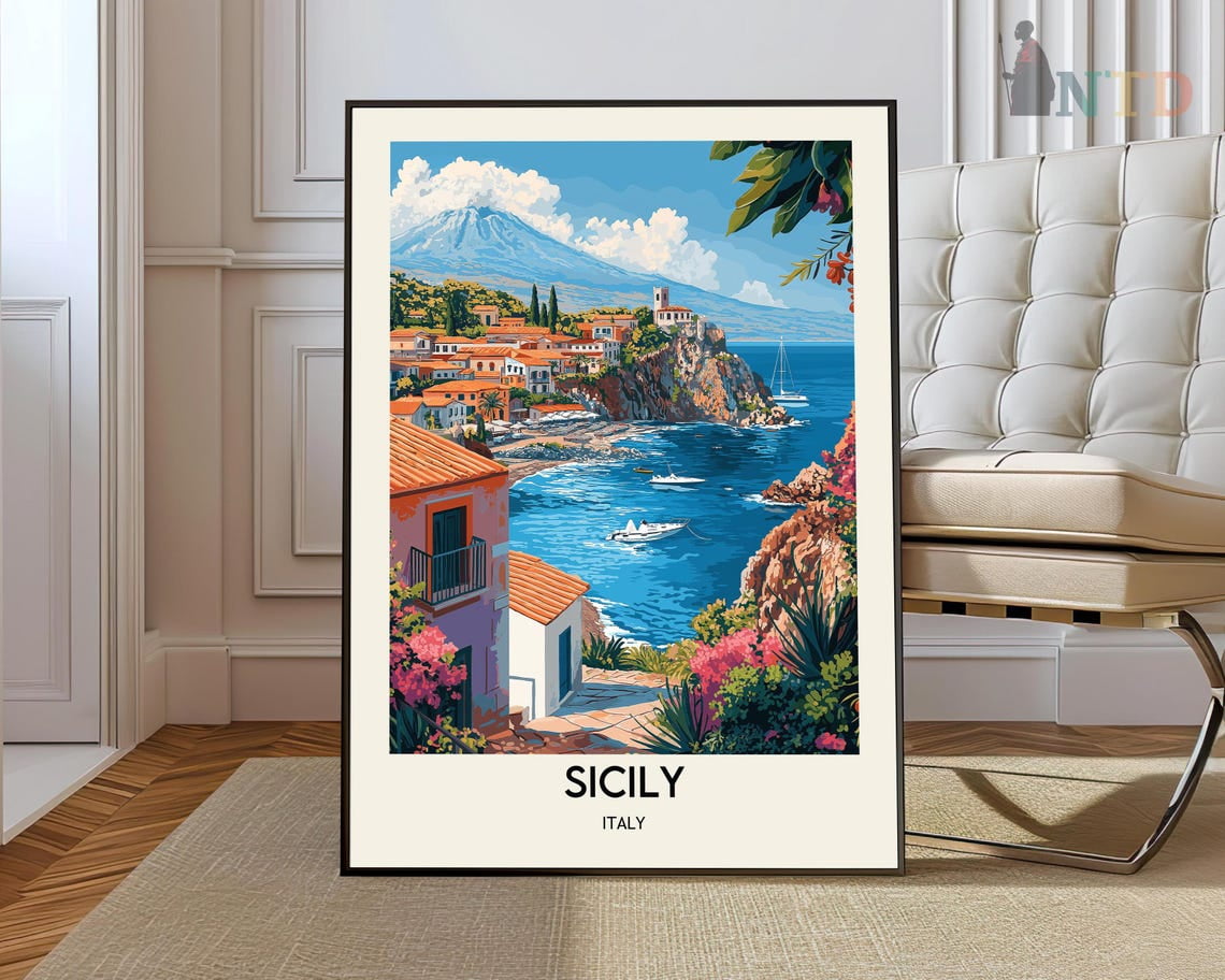 Sicily Print, Sicily Wall Art, Sicily Poster, Sicily Photo, Sicily ...