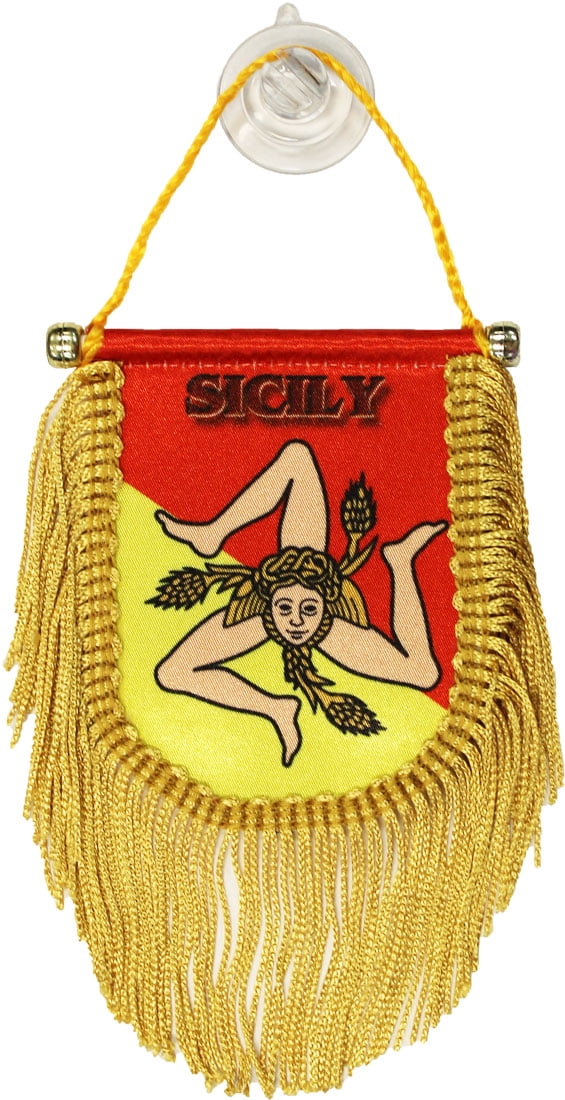 Sicily Window Hanging Flag (Shield) - Walmart Business Supplies
